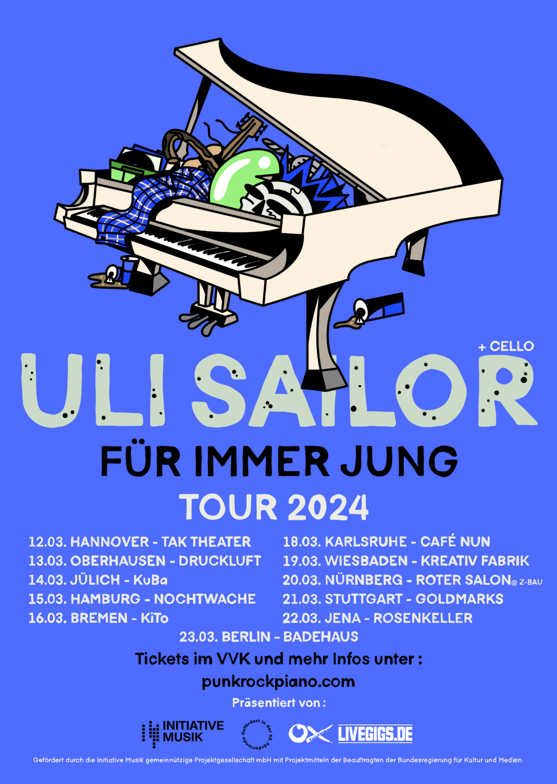 Uli Sailor | Für immer jung Tour- 2024 – Rosenkeller