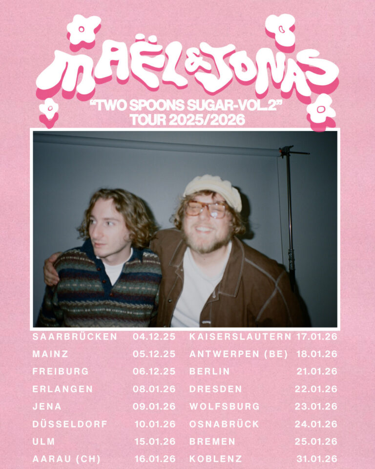 Maël & Jonas – Two Spoons Sugar Vol. 2 – Tour 2025/2026 – Rosenkeller